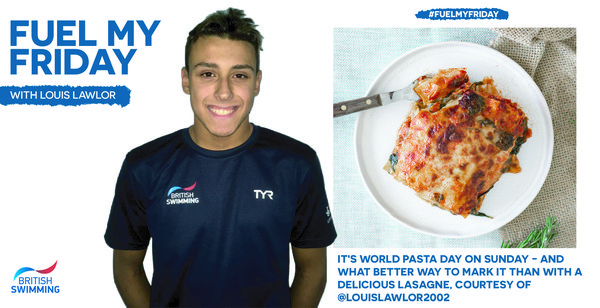 Fuel My Friday: Louis Lawlor's Lasagne | Fuel My Friday | Aquatics GB