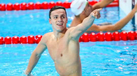 Double gold for Guy at Flanders Speedo Cup | Aquatics GB