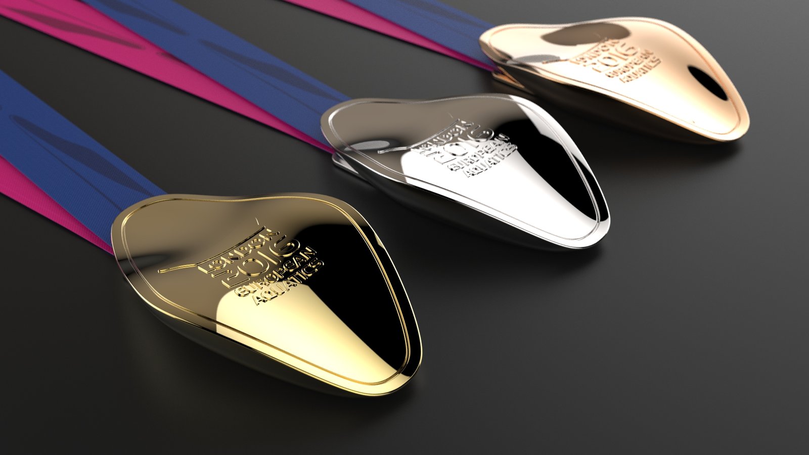 Unique medal design unveiled for London 2016 European Aquatics ...
