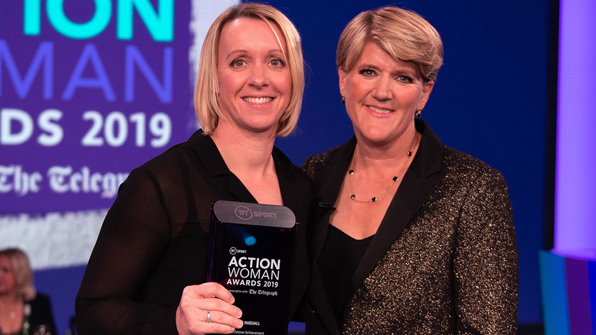 Marshall receives BT Sport Action Woman Lifetime Achievement award ...