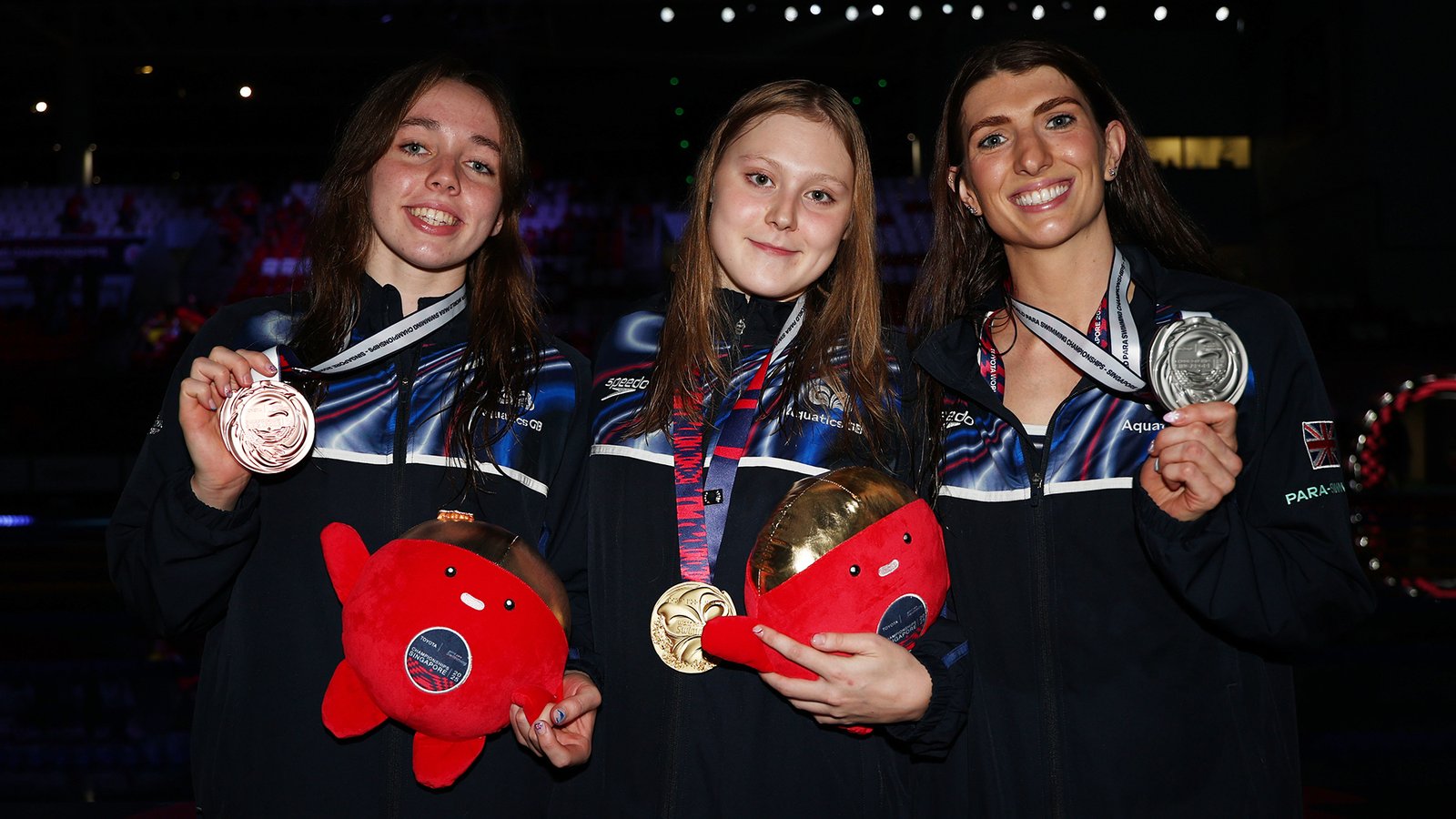British trio repeat world podium clean sweep | Para-swimming News ...