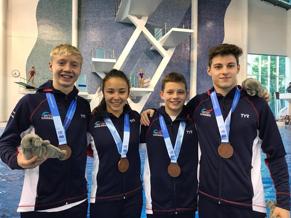 Diving juniors pick up first Euro medal | Aquatics GB